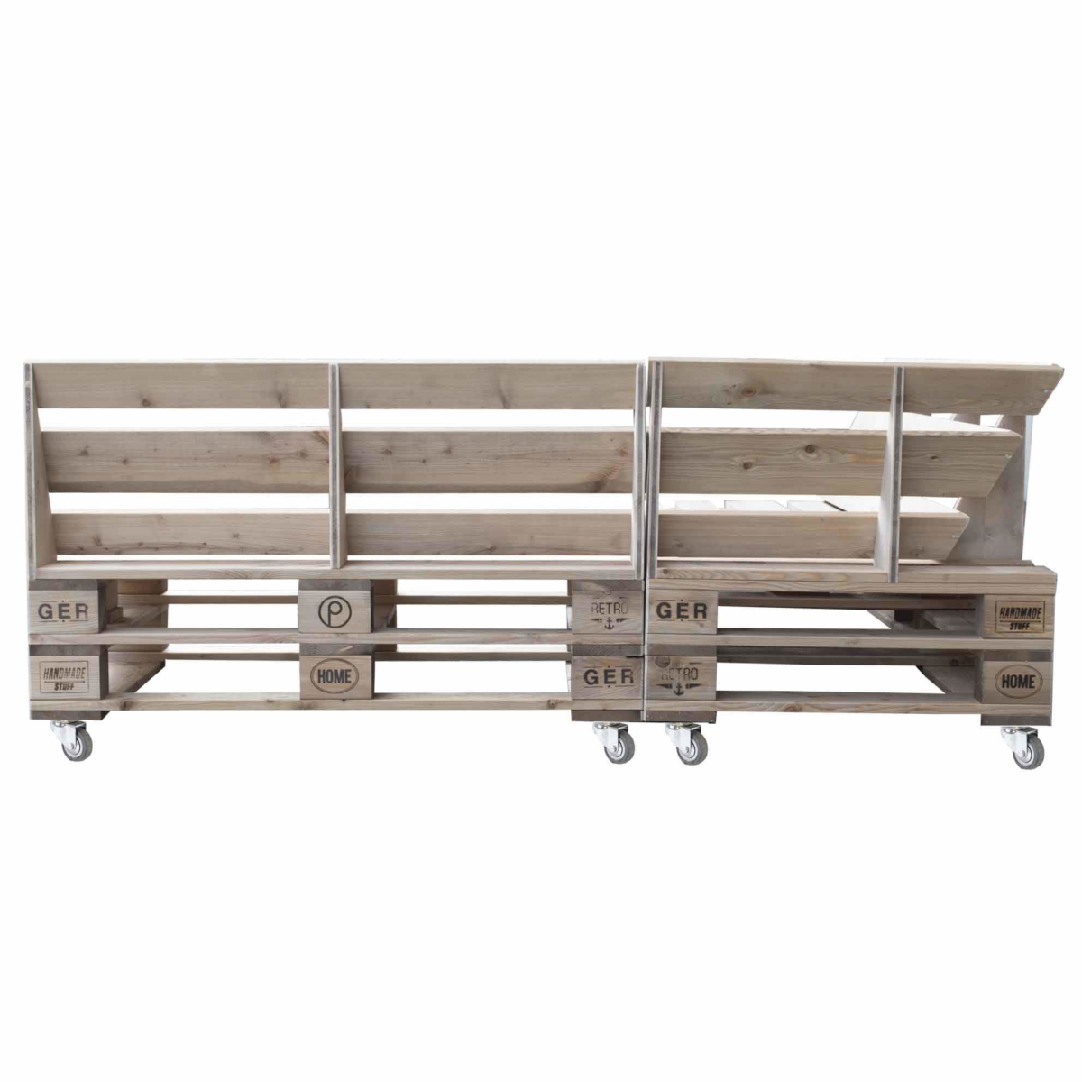 ᐅ Premium Paletten Lounge - Palettensofa | Palettenmöbel Shop