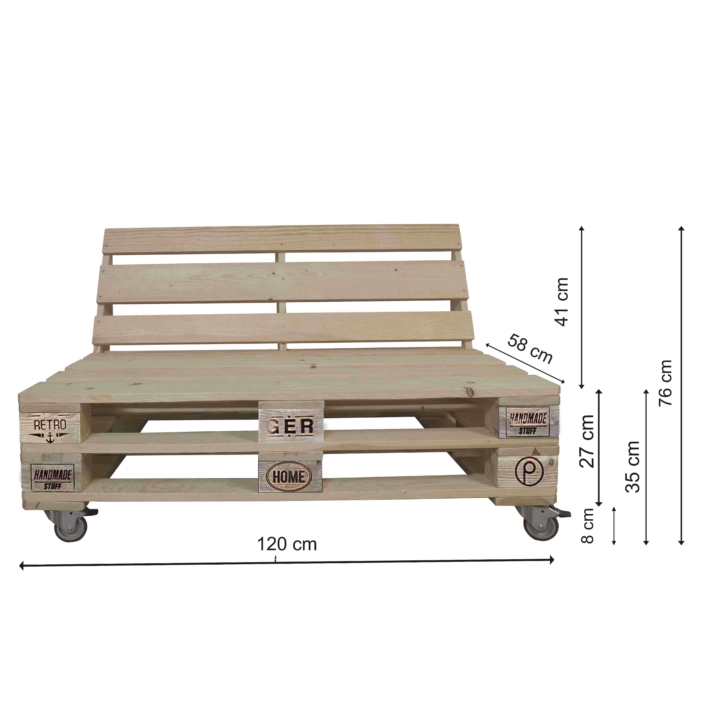 ᐅ Premium Palettensofa - Lounge | Palettenmöbel Shop