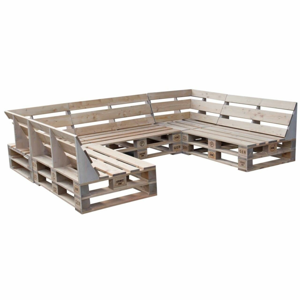 ᐅ Premium Lounge aus Paletten - 5 Module | Palettenmöbel Shop
