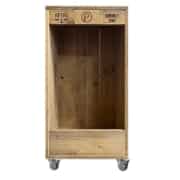 Kaminholz Aufbewahrung aus Holz - Brennholz Lagern - Saris Garage Shop