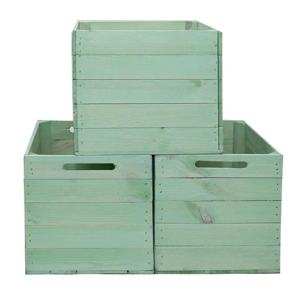Kallax Holzkiste Mint Grün - 33x37,5x33cm | Kallax Kiste