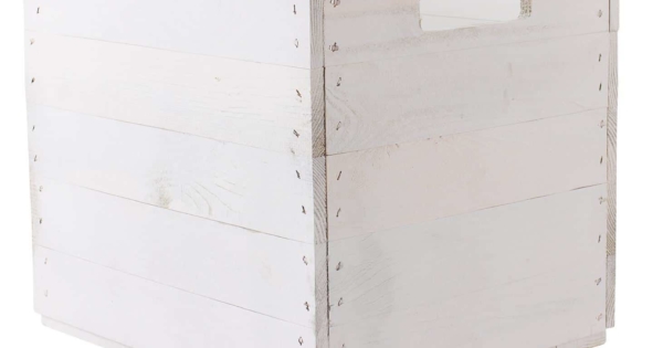 Weisse Holzkiste Ikea